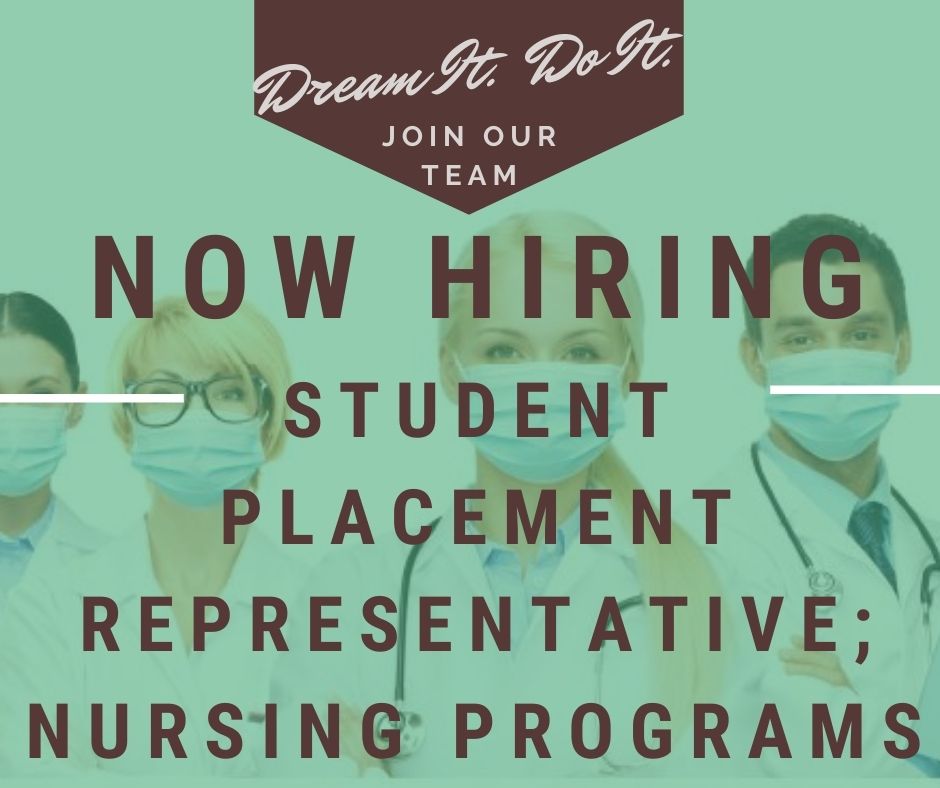Hiring | Student Placement Representative; Nursing Programs