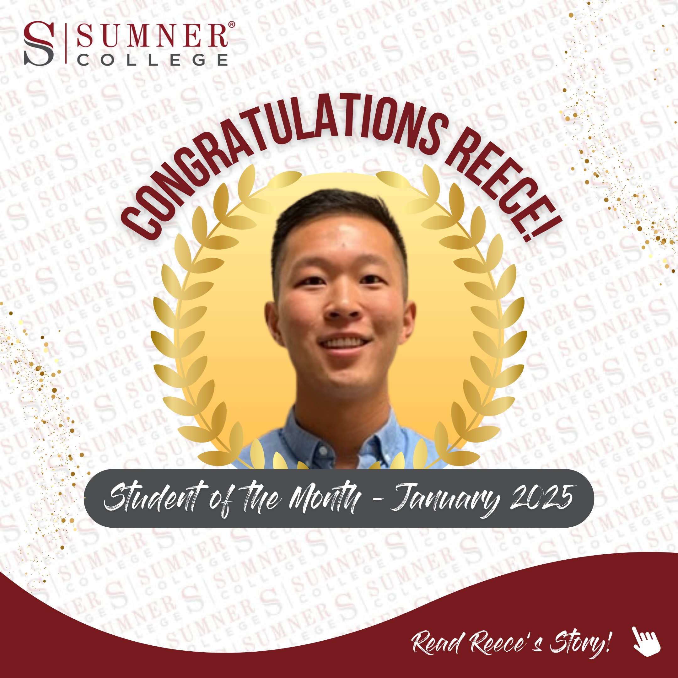 SUMNER COLLEGE STUDENT OF THE MONTH | JANUARY 2025 | Sumner College
